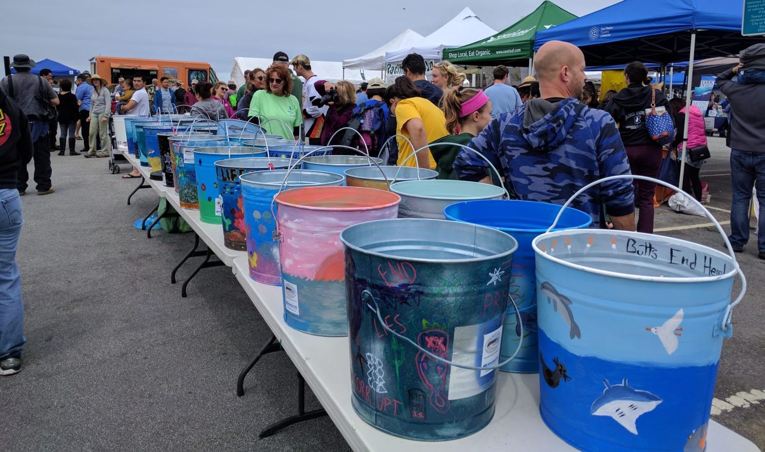 Past Event - Come Vote For Your Favorite Bucket - Pacific Beach Coalition