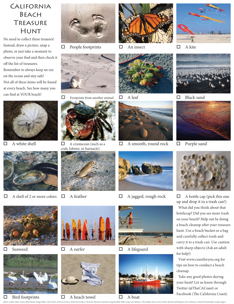 Beach Treasure Hunt - Pacific Beach Coalition